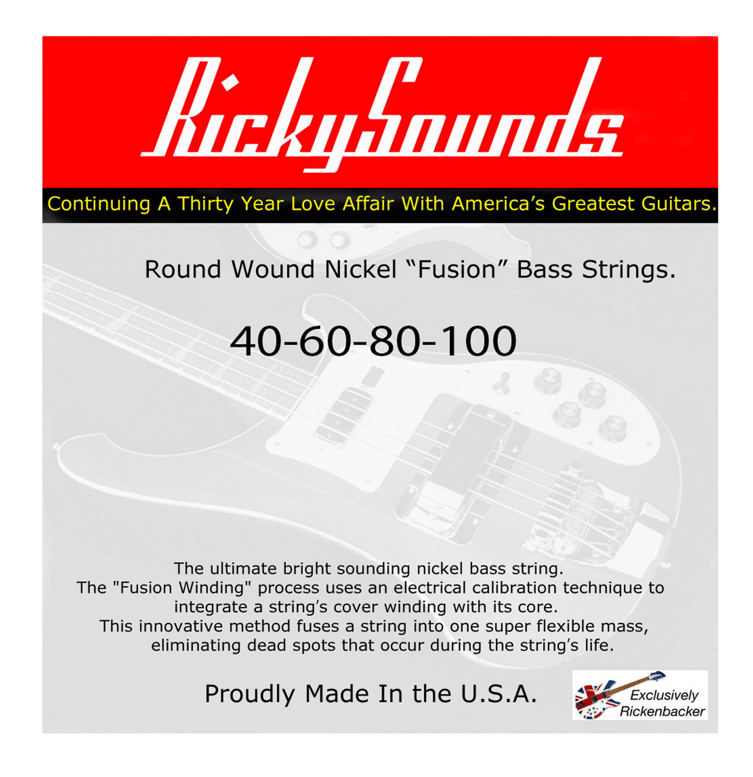 Rickysounds 100 Bass Set - For Everything Rickenbacker